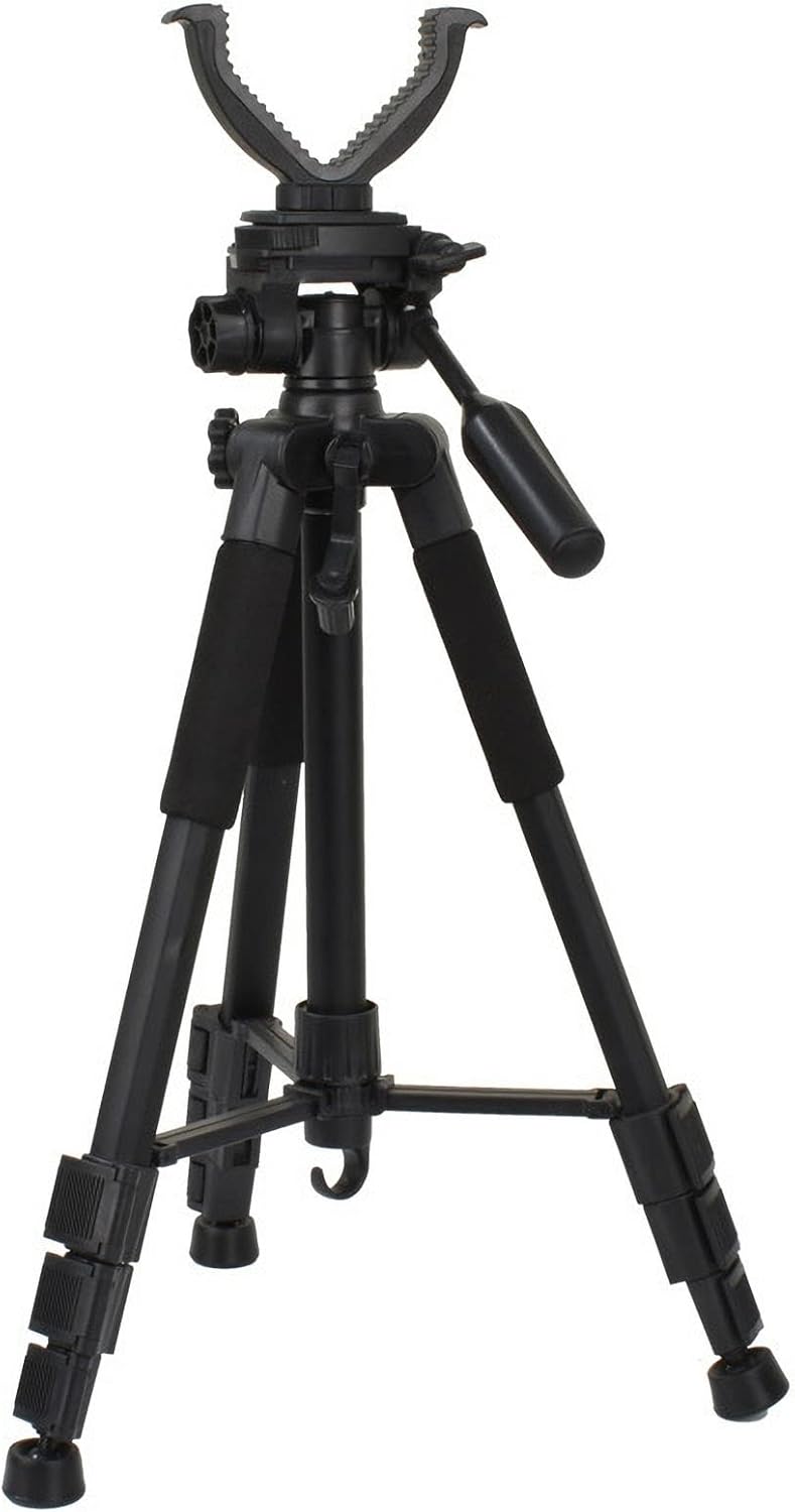 Higoo Rifle Shooting Rest Tripod with V Yoke Bracket V Shaped Gun Rack ...