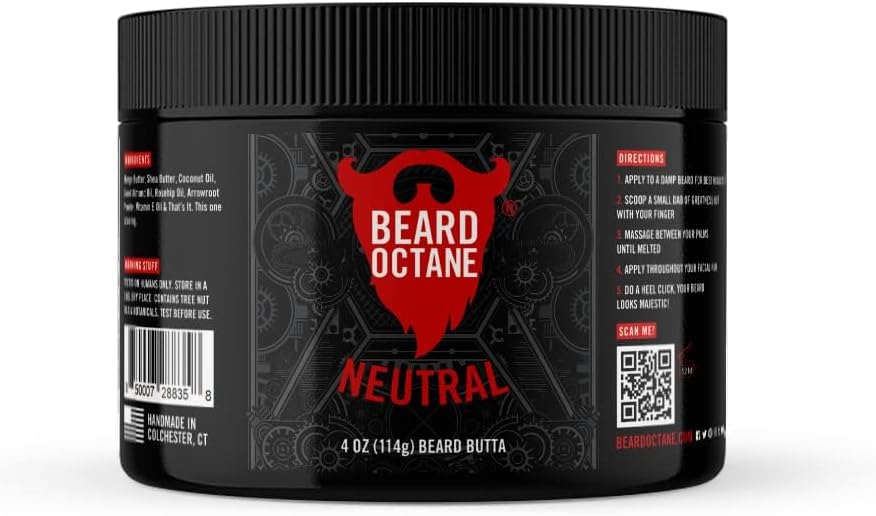Amazon.com : Beard Octane: Grizzly Puncher - Natural Beard Butter w ...