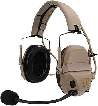 Amazon.co.jp: Shooting Noise Reducing Headset Folding Tactical ...