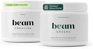 Amazon.com: Beam Greens, Greens Powder, Creatine, 30 Servings Each ...