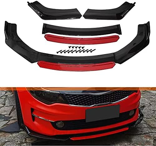 Amazon.com: DREAMIZER Universal Front Bumper Lip Chin Spoiler Splitter ...