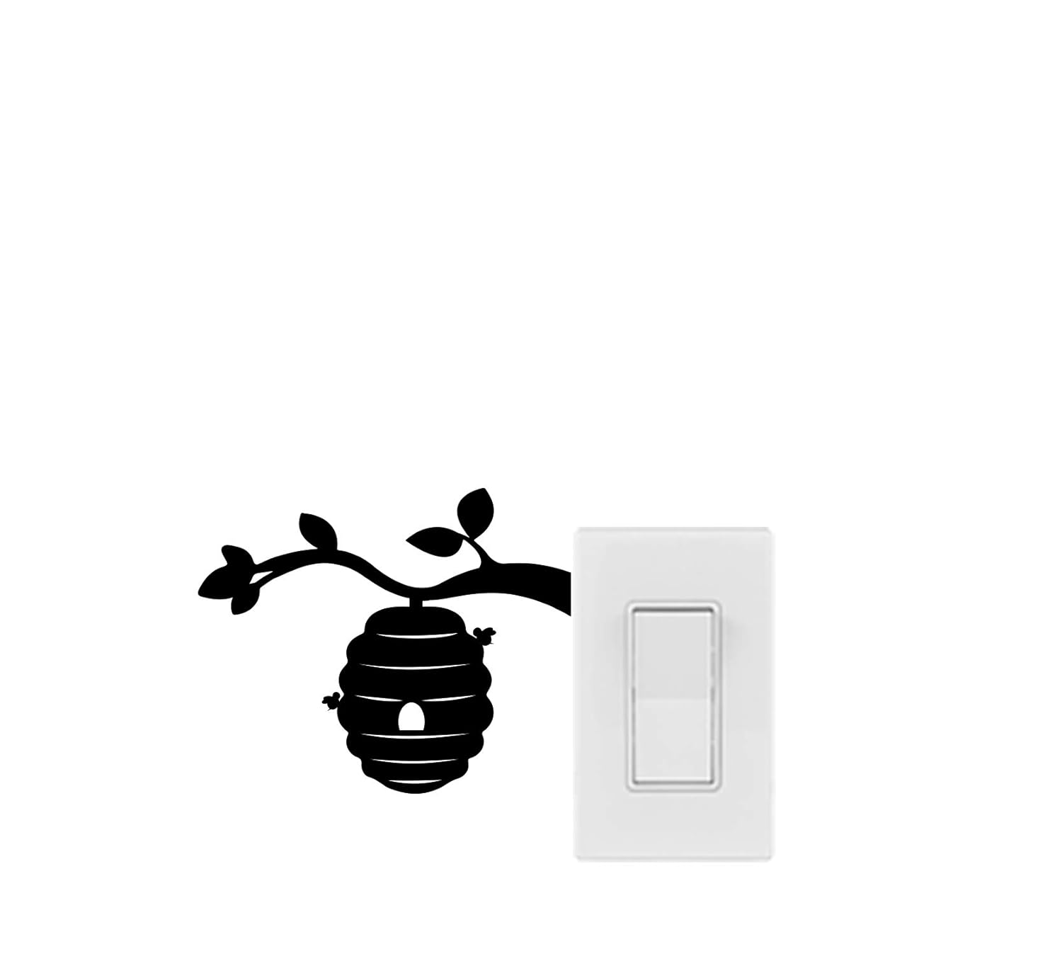 Amazon.com: Beehive Light Switch Sticker - Bee Hive On Branch Wall ...