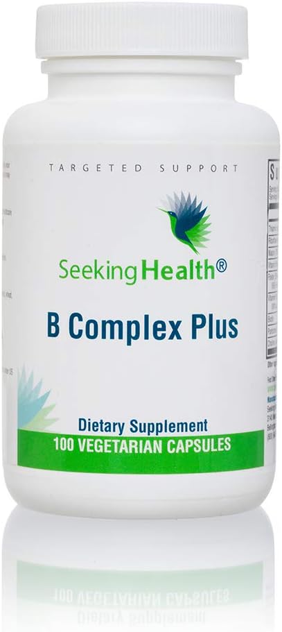 Amazon.com: B Complex Plus | 100 Capsules | Seeking Health | Vegetarian ...