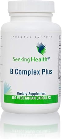Amazon.com: B Complex Plus | 100 Capsules | Seeking Health | Vegetarian ...