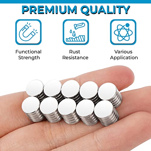 Snapklik.com : 50 Pack 8 3 Mm Magnets For Crafts, Small Magnets, Round ...