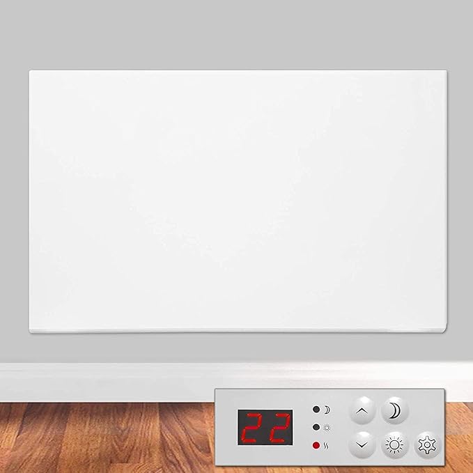 FUTURA 1000W Electric Radiator Panel Electric Heater Bathroom Safe ...