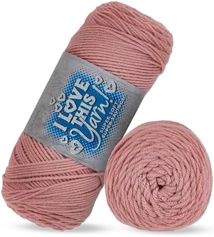 Amazon.com: I Love This Yarn Medium Yarn for Crocheting & Knitting ...
