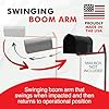 Amazon.com: SwingClear, Mailbox Support Post with Swinging Boom Arm, No ...