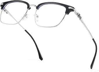 Amazon.com: HIGLASS Classic Square Frame Glasses for Men & Women ...