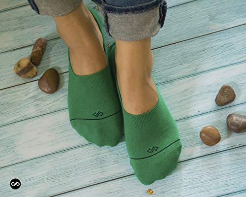 Buy DYNAMOCKS Men's and Women's Combed Cotton Loafer Socks with Anti ...