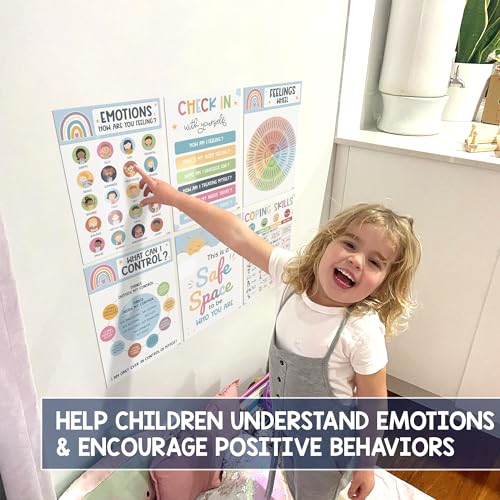 Snapklik.com : 12 Calming Corner Classroom Posters - Feelings Wheel ...