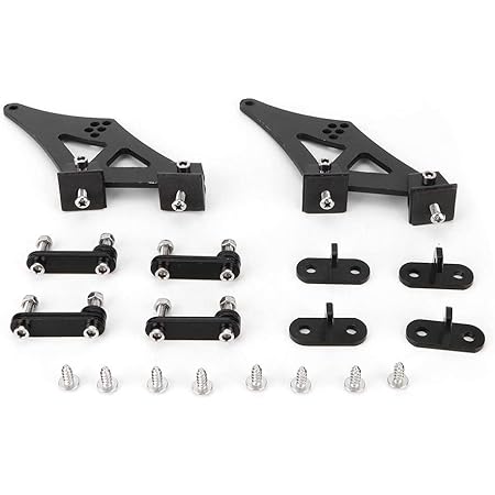 Amazon.com: Aramox Spoiler Mount Brackets, 5" Universal Car CNC ...