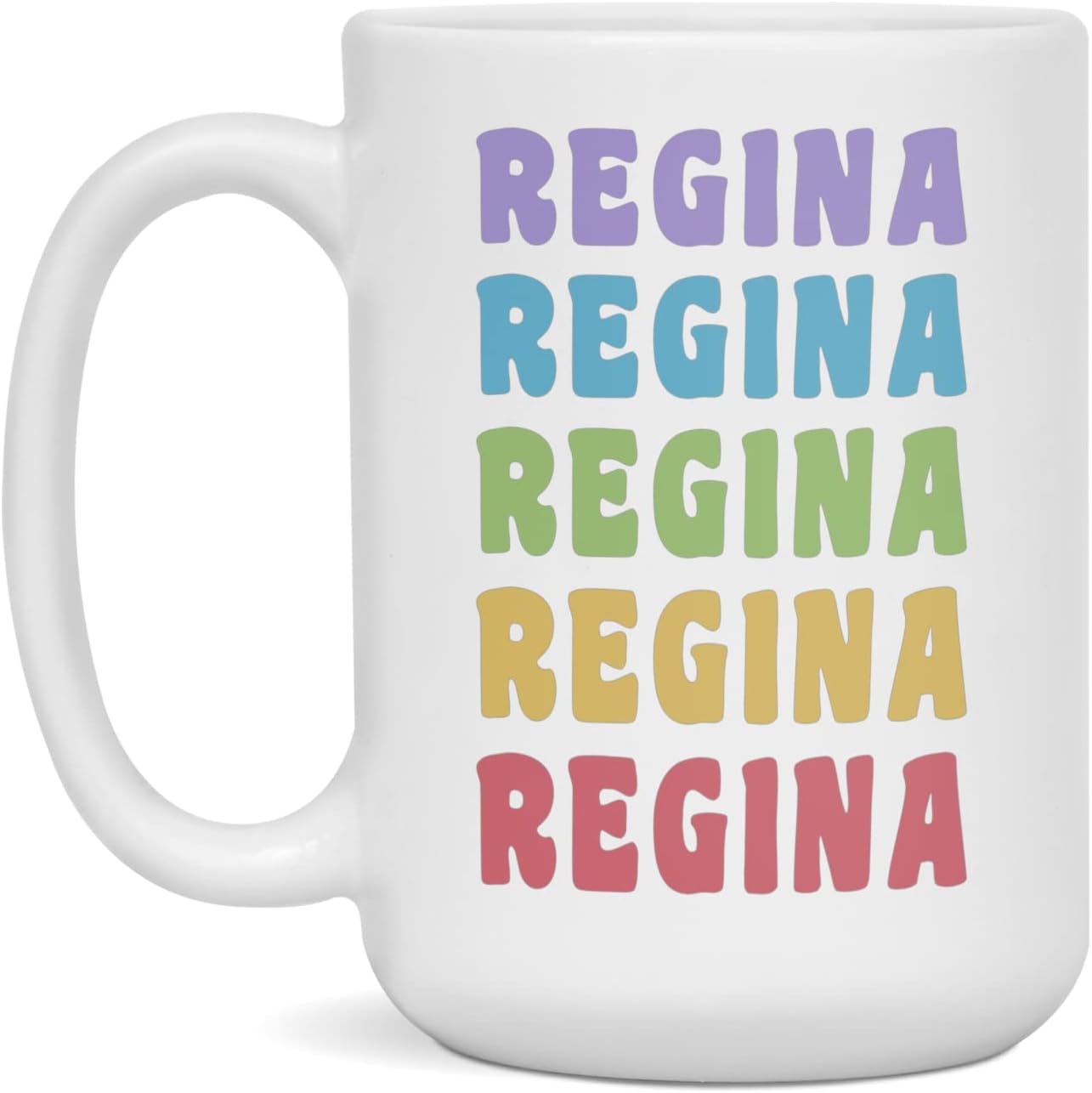 Amazon.com: Regina - Coffee Mug with Name, Personalized Ceramic Cup ...