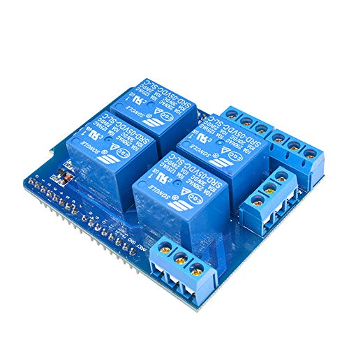 DC 5V 4 Channel Relay Swtich Expansion Drive Module LED Indicator ...