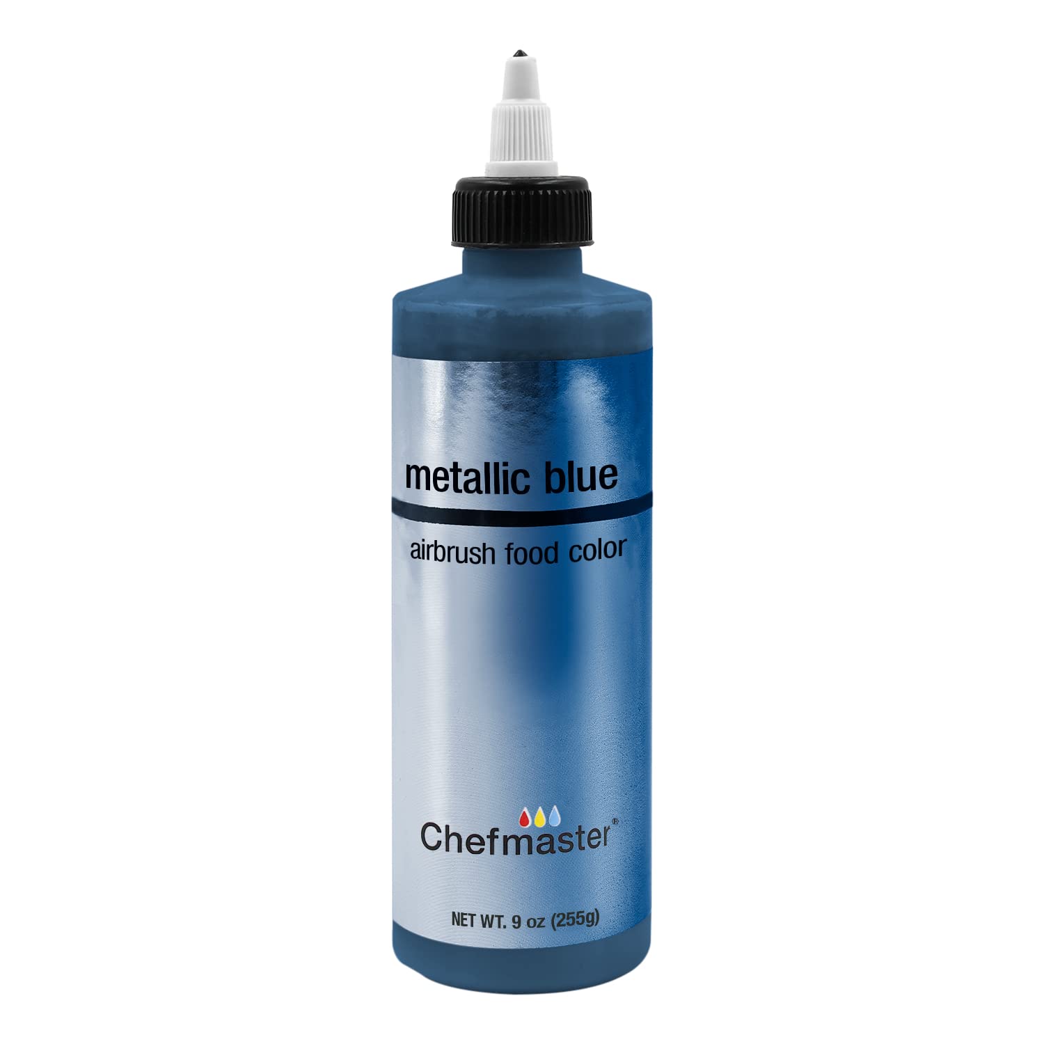 Amazon.com: Chefmaster Airbrush Food Color, 9-Ounces, Metallic Blue ...