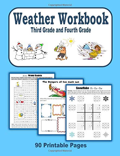 Weather Workbook (3rd Grade and 4th Grade): Mahoney, C.: 9781792779022 ...
