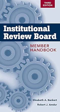 Buy Institutional Review Board Member Handbook Book Online at Low ...