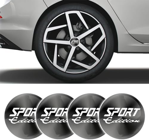 Amazon.com: MLAHUIER 4PCS Car Wheel Center Caps Stickers, Center Caps ...