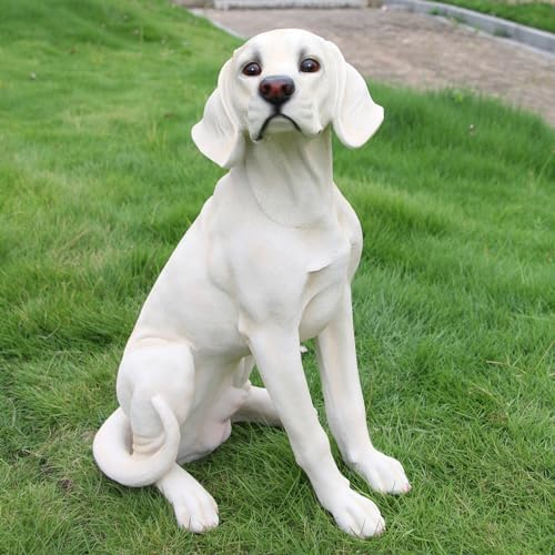 Amazon.com: Florixillia Labrador Statues for Outside - Resin Outdoor ...