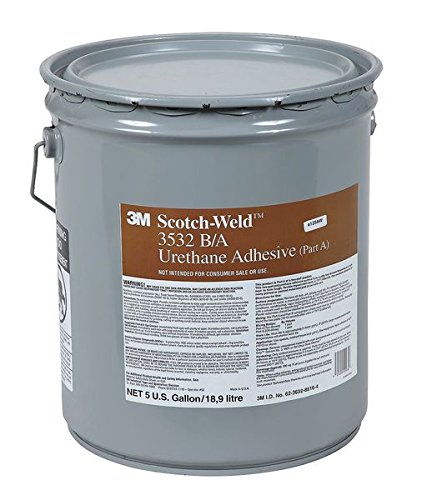 3M 3532 Urethane Adhesive,Part A,5 gal,Brown: Industrial Adhesives ...
