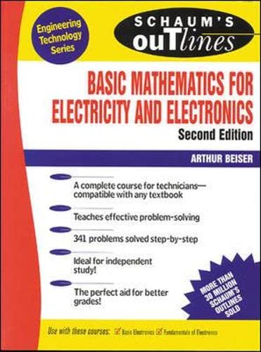 Schaum's Outline of Basic Mathematics for Electricity and Electronics ...