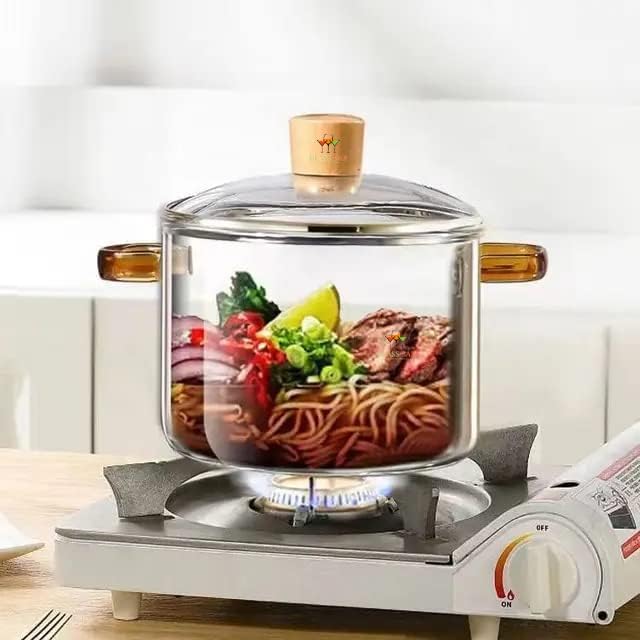 Buy Stainless Steel Kitchen Cookware Set with Pressure Cooker, Wooden ...