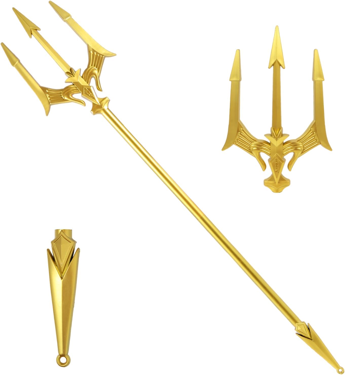 Amazon.com: King’s Trident 83 Inches Metal Alloy Cosplay Prop ...