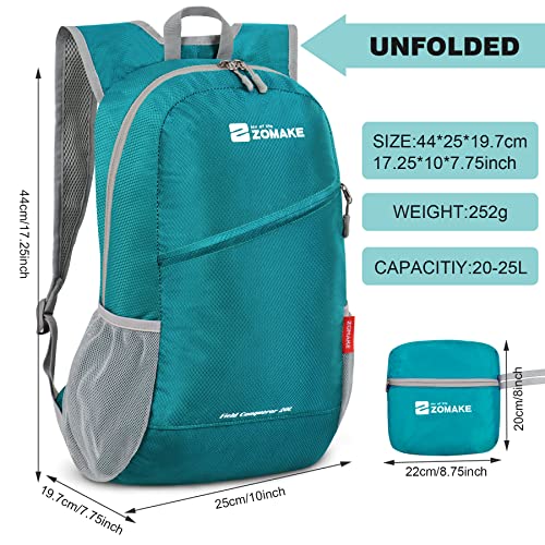 Snapklik.com : ZOMAKE Lightweight Packable Backpack 20L - Foldable ...
