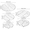 Amazon.com: Patelai 5 Pieces Round Cooling Rack Circular Wire Rack 12 ...