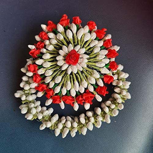 Buy Gajra Prafullit Flowers Jali Juda with Spiral gajra Online at Low ...