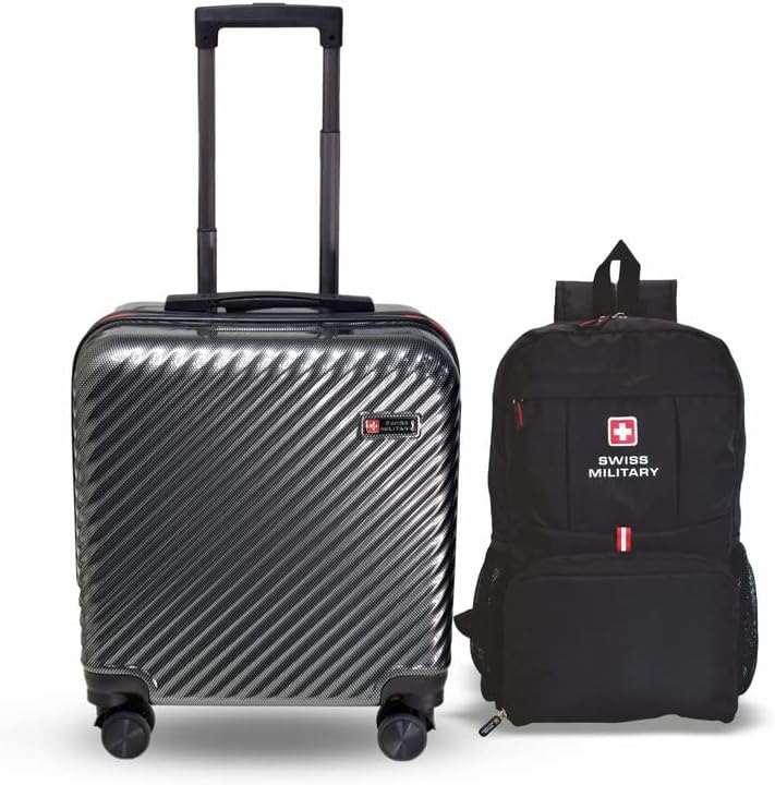 Buy Swiss Military Combo of Cabin Luggage Bag, Trolley Bag, Suitcase ...