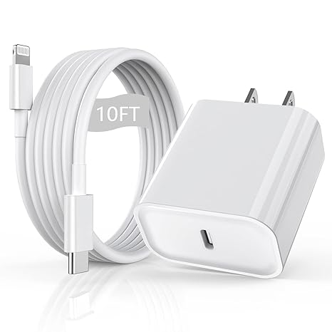 Amazon.com: iPhone Fast Charger [Apple MFi Certified] 10FT Extra Long ...