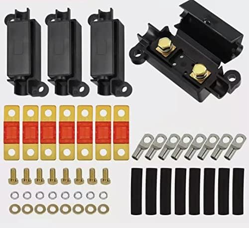 50A MIDI Fuse KIT 4 ANS Holder 7 x 50 AMP Fuses to Suit Redarc BCDC ...