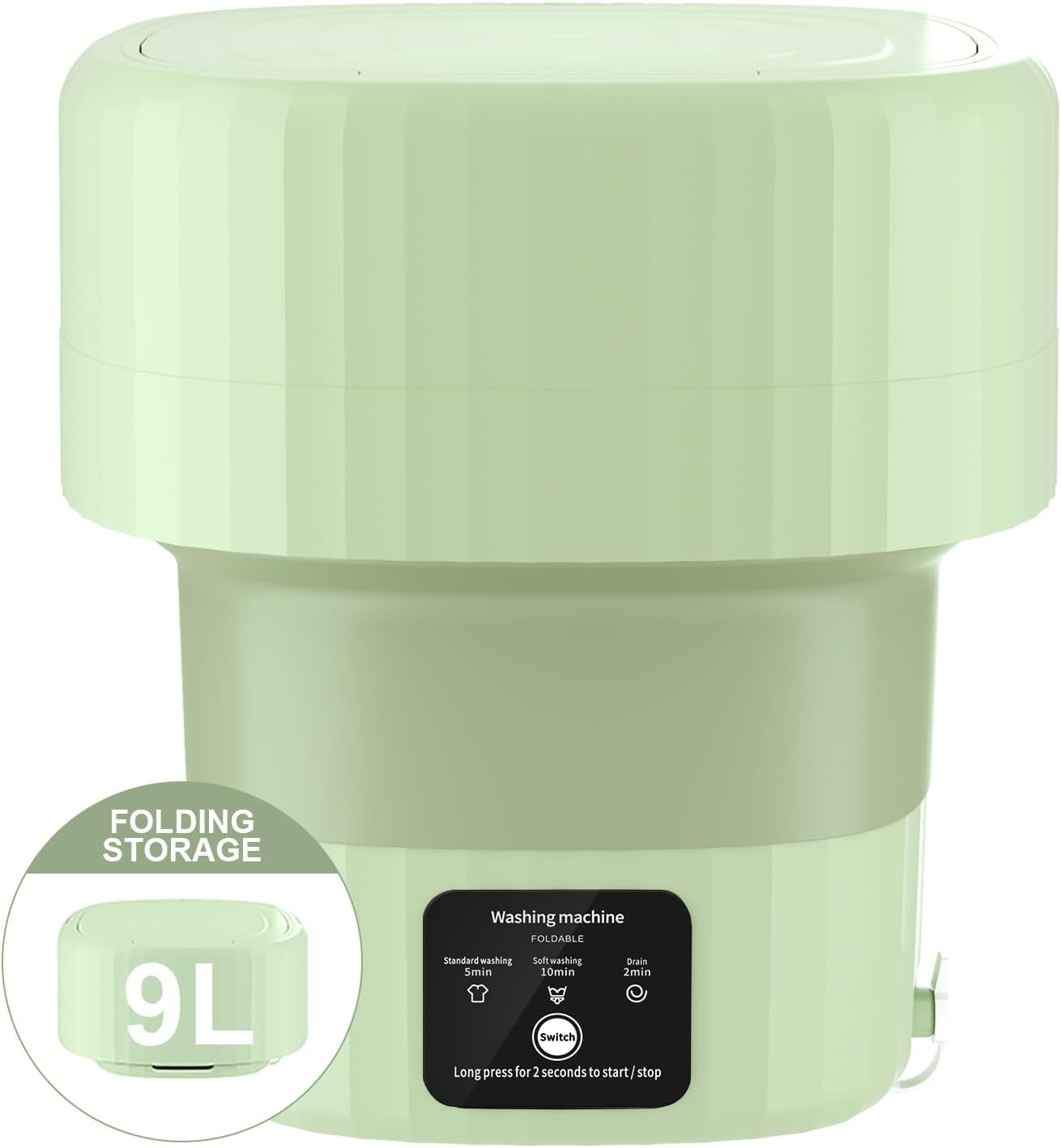 Amazon.com: Yanpoake Foldable Portable Washing Machine and Spin Dryer ...