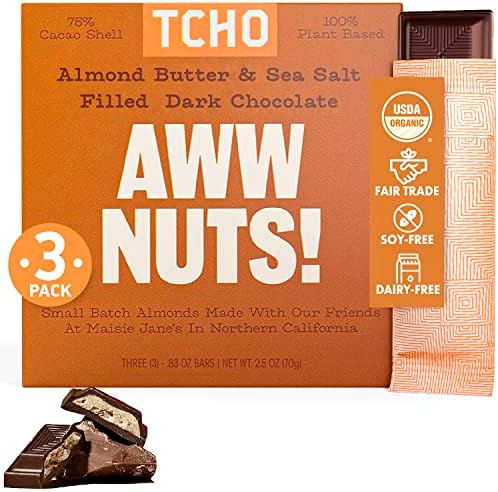 Amazon.com: TCHO 3-Bar Dark Chocolate Variety Pack, Holy Fudge, Born ...