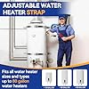JUGGHOME 2 Sets Water Heater Strap Kit,Adjustable Water Heater ...