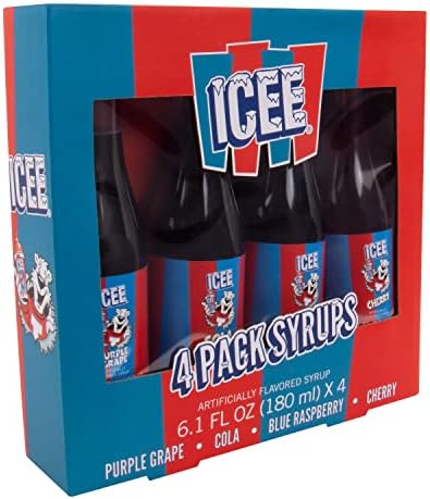 Amazon.com: ICEE 4 Pack Slushie Syrups. Genuine ICEE Slushy syrups ...
