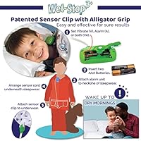 Amazon.com: Wet-Stop 3 Green Bedwetting Enuresis Alarm with Loud Sound ...