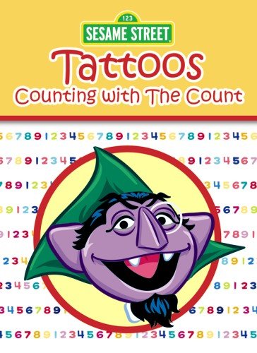 Sesame Street Counting with The Count Tattoos | Amazon.com.br