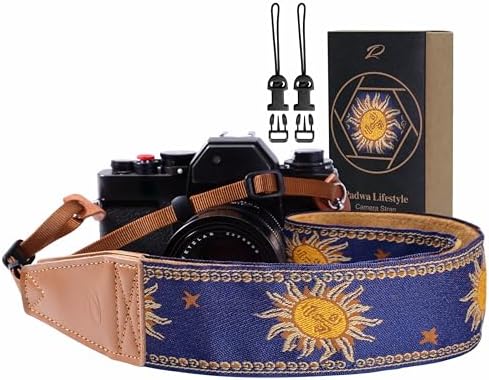 Amazon.com: Padwa Lifestyle Sun God Camera Strap - 2" Full Grain ...