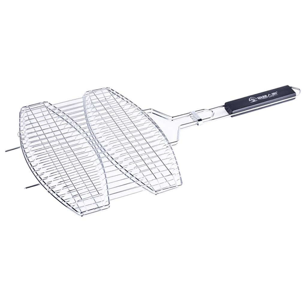 FLAWISH Double Fish-shape Barbecue Wire Mesh Grilling Basket Net For ...
