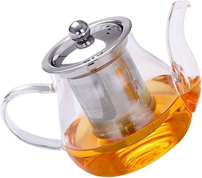 Amazon.com | Glass Teapot with Infuser Tea Pot 32oz/43oz Tea Kettle ...