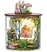 Amazon.com: Roroom DIY Miniature and Furniture Dollhouse Kit,Mini 3D ...