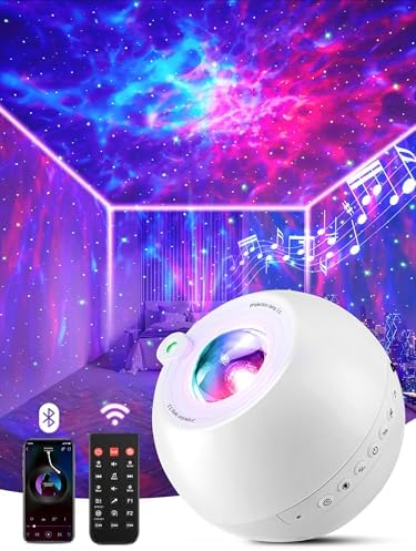 COOLNIGHT Star Projector Northern Lights Projector,White Noise ...