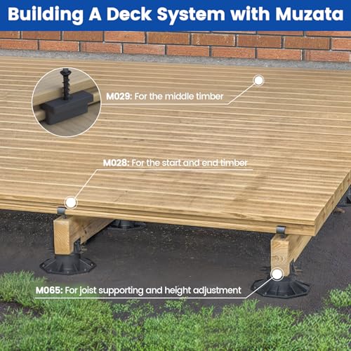 Snapklik.com : 5Pack Adjustable Deck Support Pedestal Paver Flooring ...