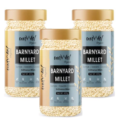 Amwel Organic Barnyard Millet | 400 grams x 3 pc | Siri Dhanya Millets ...