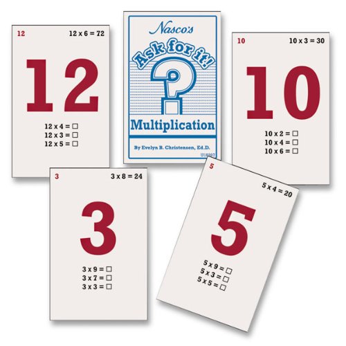 Amazon.com: Nasco TB22300T Ask For It! Multiplication Card Game, Grades ...