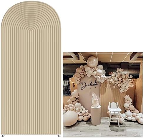 Amazon.com: 3-Panel Wooden Arch Backdrop Stand - Natural Finish ...