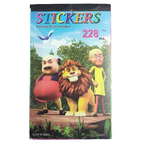 Variety Palace Motu Patlu Sticker Book for Kids 225 Stickers Different ...