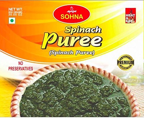 Sohna Ready To Eat -Spinach Puree (850 Gram) Pack Of 1- Sbtm : Amazon ...